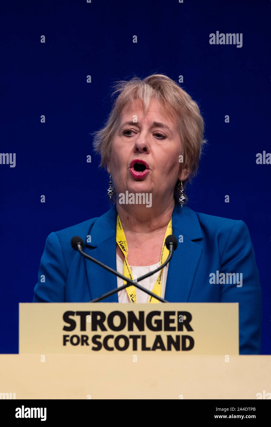 Climate Secretary Roseanna Cunningham addresses delegates during the ...