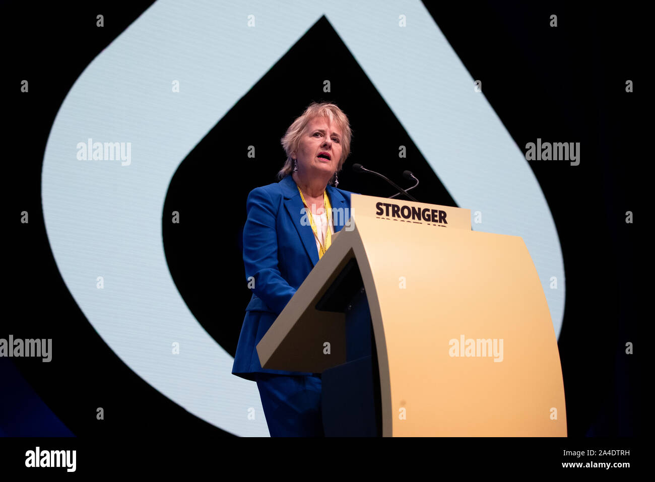 Climate Secretary Roseanna Cunningham addresses delegates during the ...