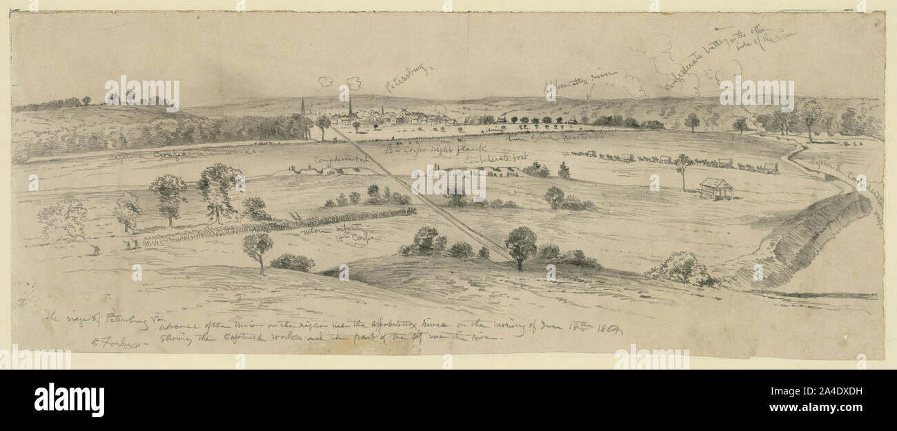 Siege of petersburg hi-res stock photography and images - Alamy