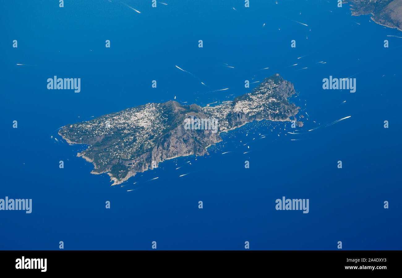 Flying above capri hi-res stock photography and images - Alamy