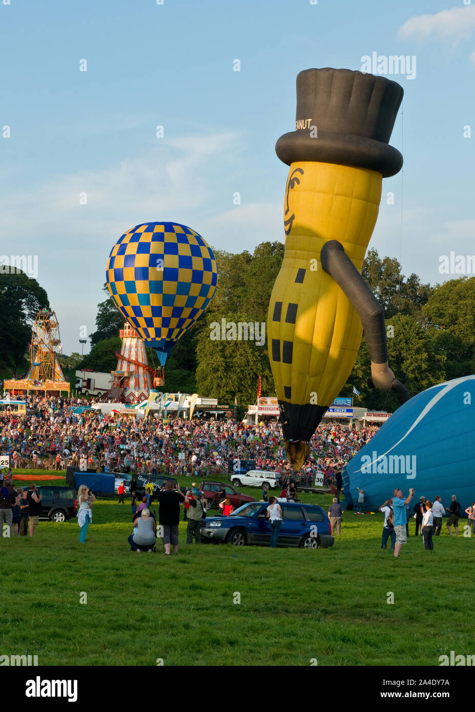 Character shape hot air balloon. Bristol International Balloon Fiesta ...