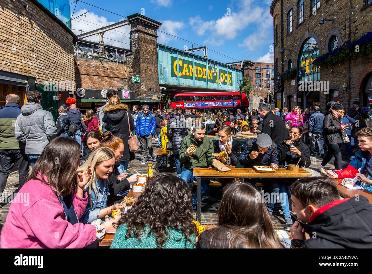 Camden market town district in hi-res stock photography and images - Alamy