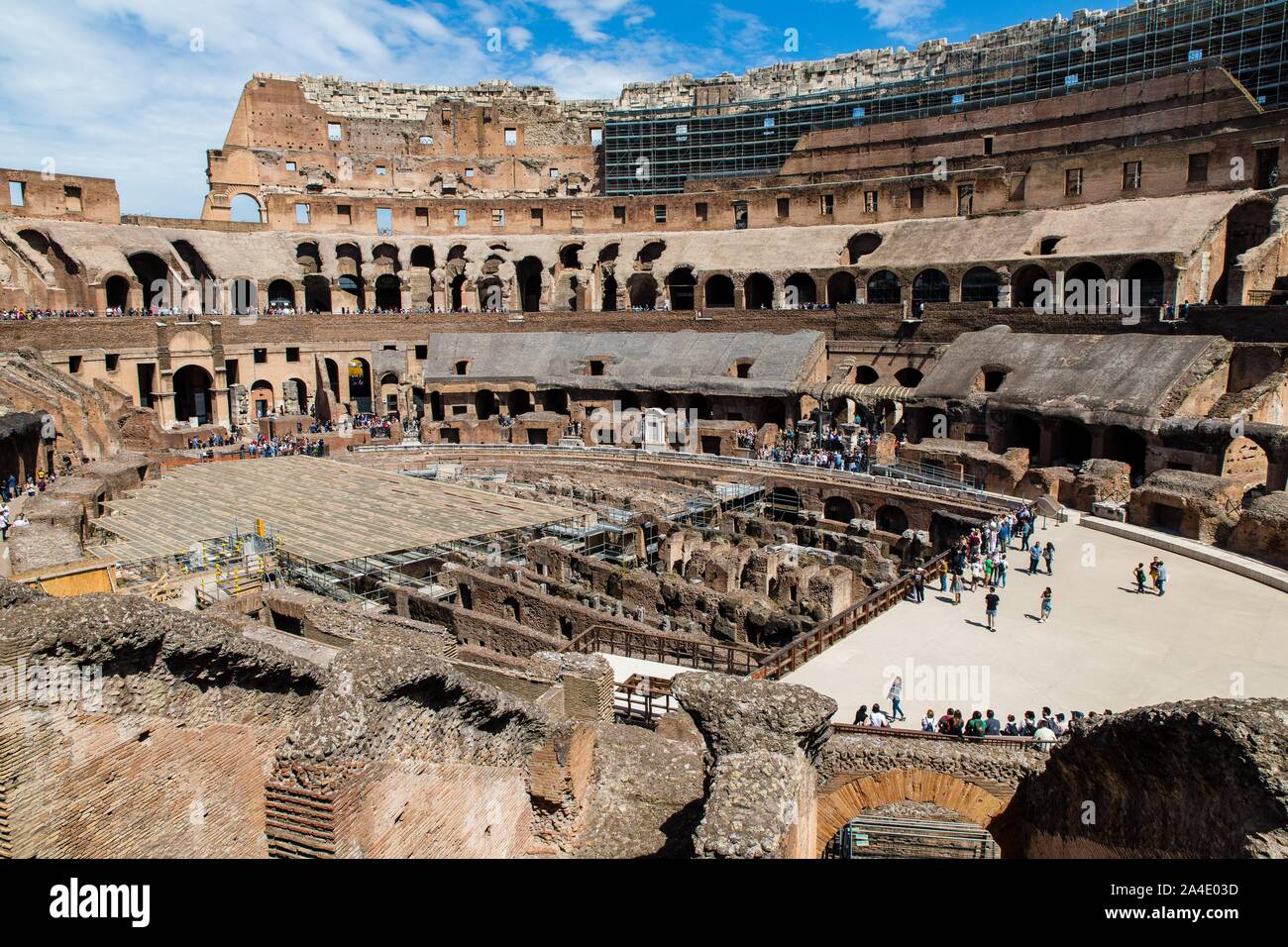 COLOSSEUM, ANCIENT ROMAN AMPHITHEATER, ROME, ITALY, EUROPE Stock Photo ...