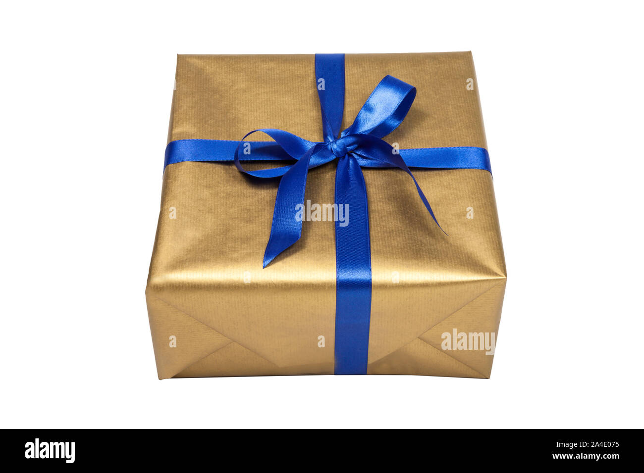 Present blue ribbon hi-res stock photography and images - Alamy
