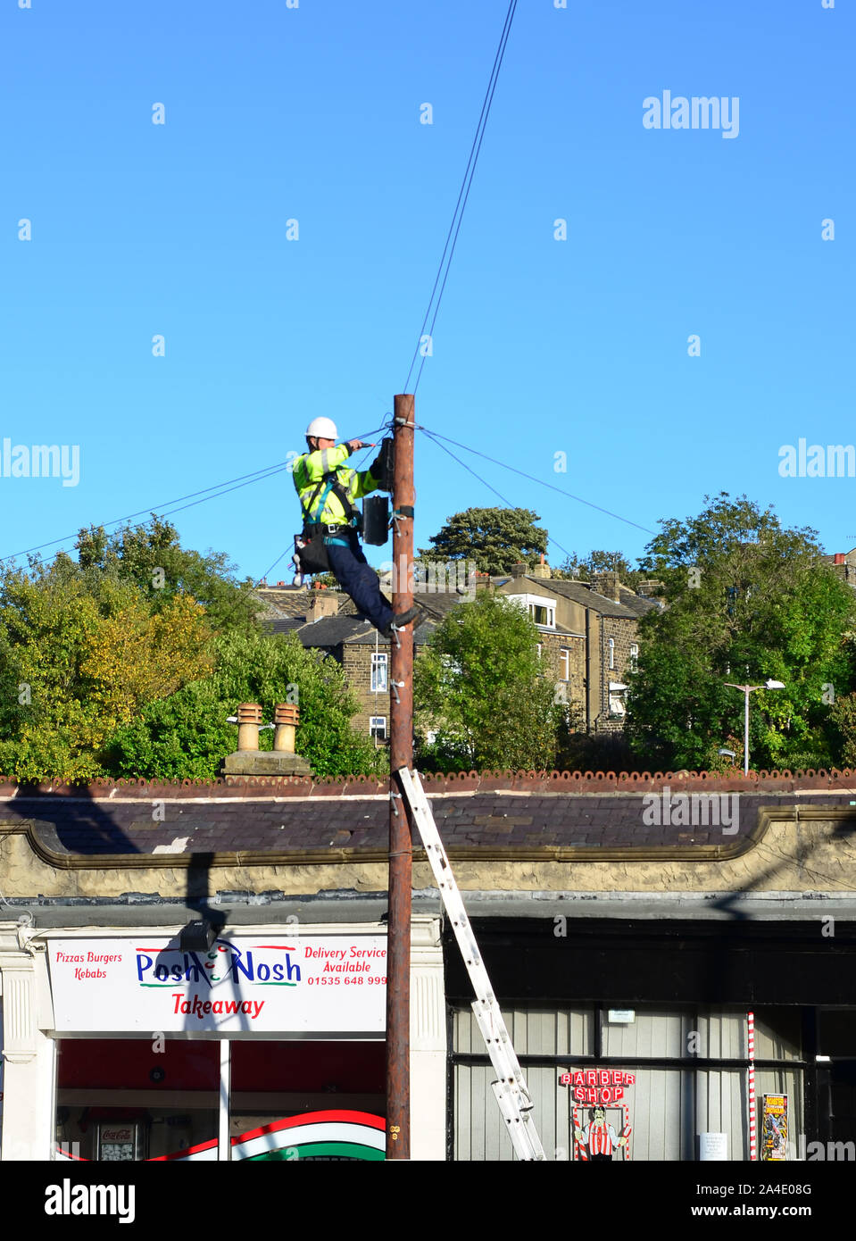 Bt engineer pole hi-res stock photography and images - Alamy