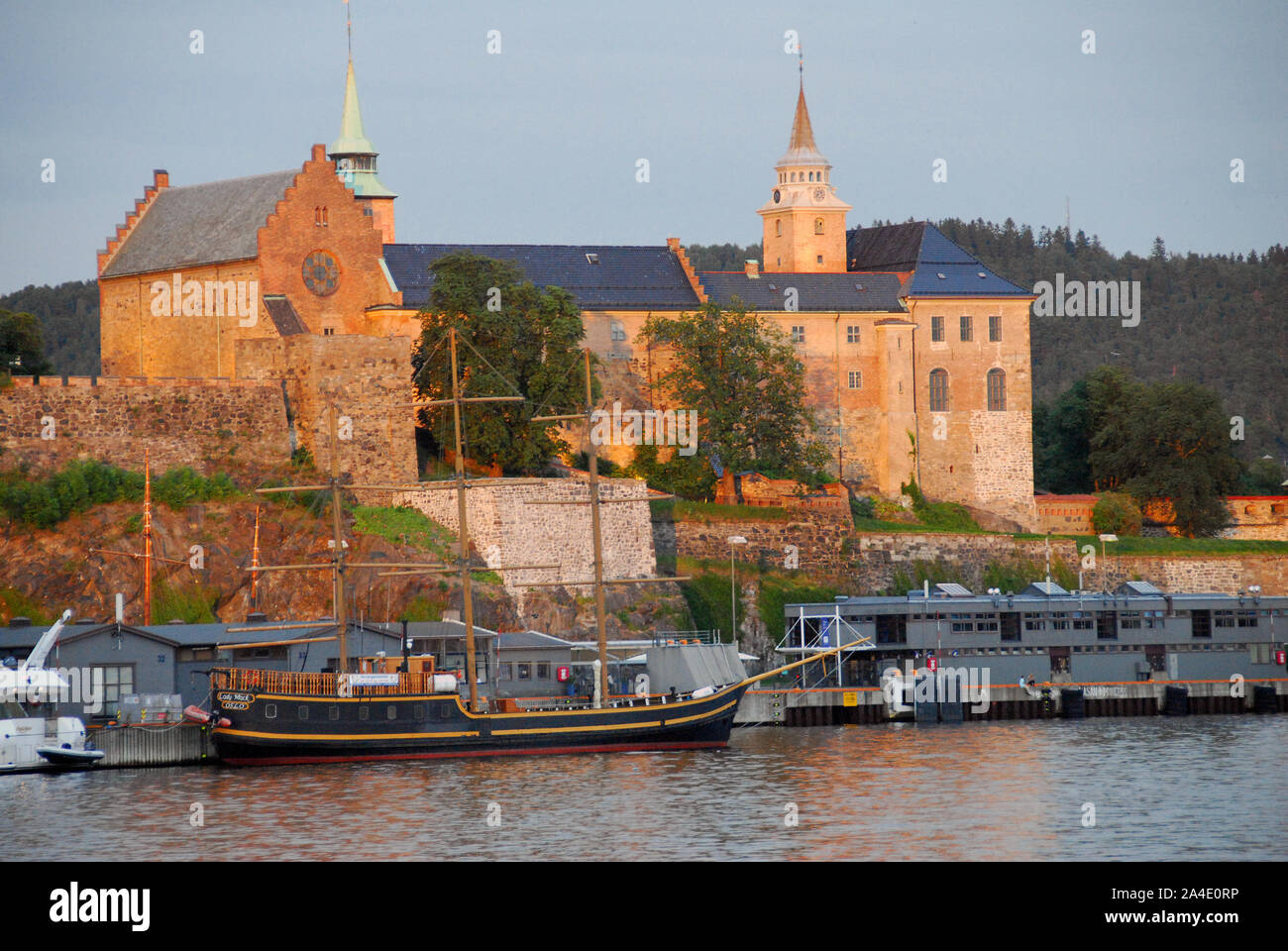 Norway, Oslo, Aker Brygge pier Stock Photo - Alamy