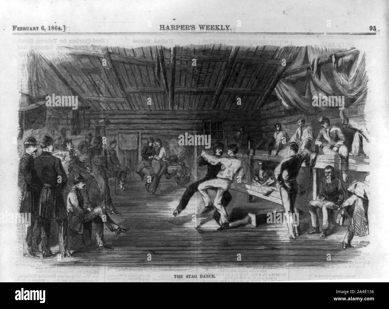 The stag dance Stock Photo - Alamy