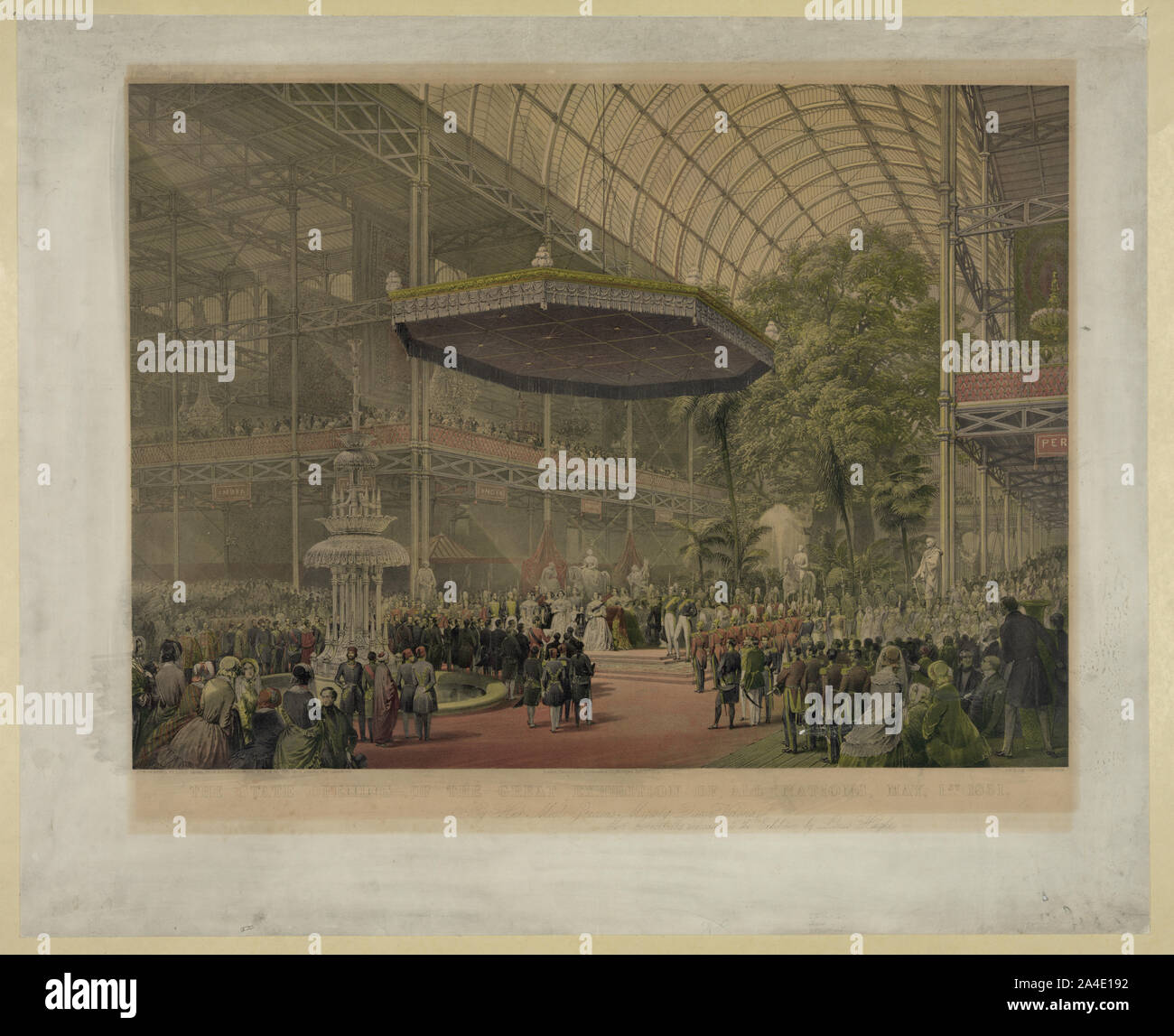Crystal palace 1851 opening hi-res stock photography and images - Alamy
