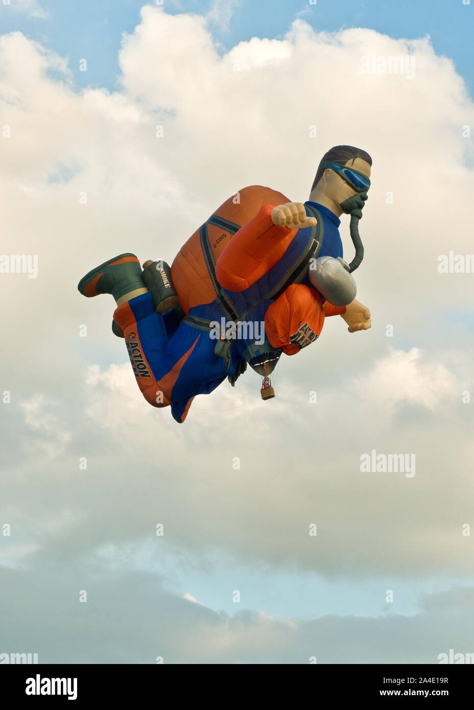 "Action Man" hot air balloon. Bristol International Balloon Fiesta ...