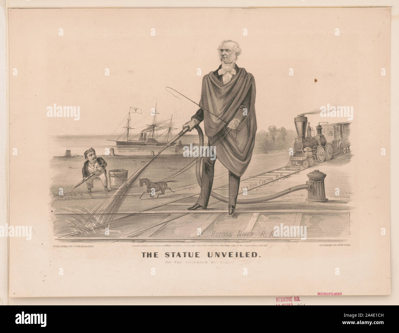 The statue unveiled Stock Photo - Alamy