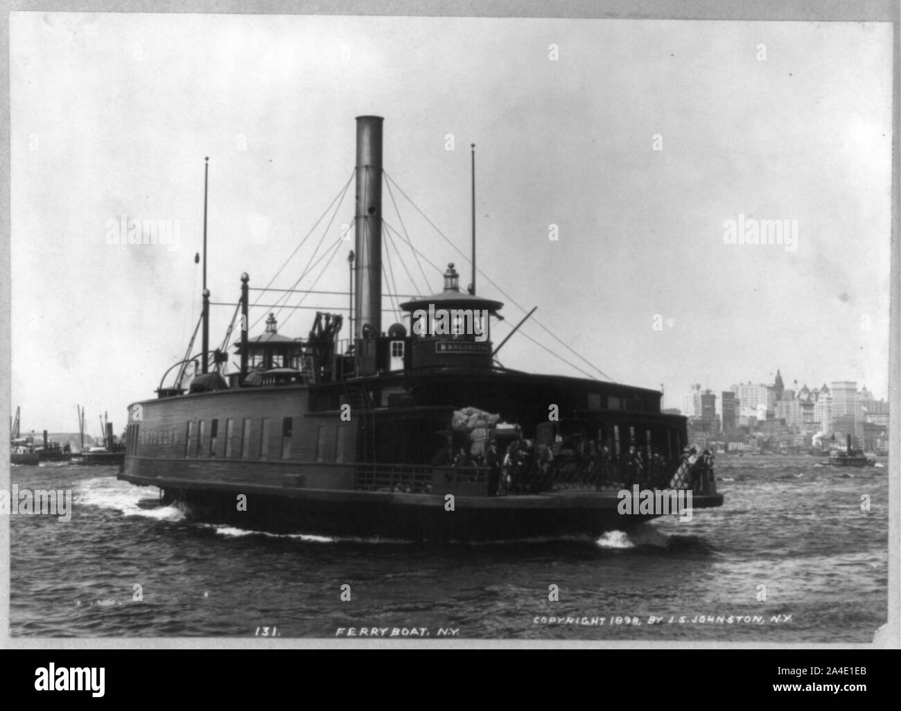 The steamboat BROOKLYN Stock Photo - Alamy
