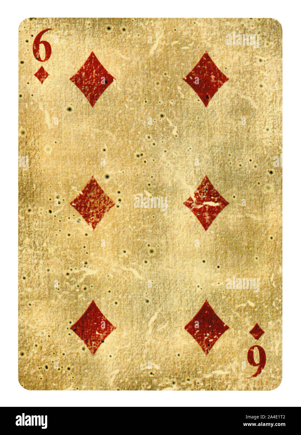 Diamonds playing card six diamonds hi-res stock photography and images ...