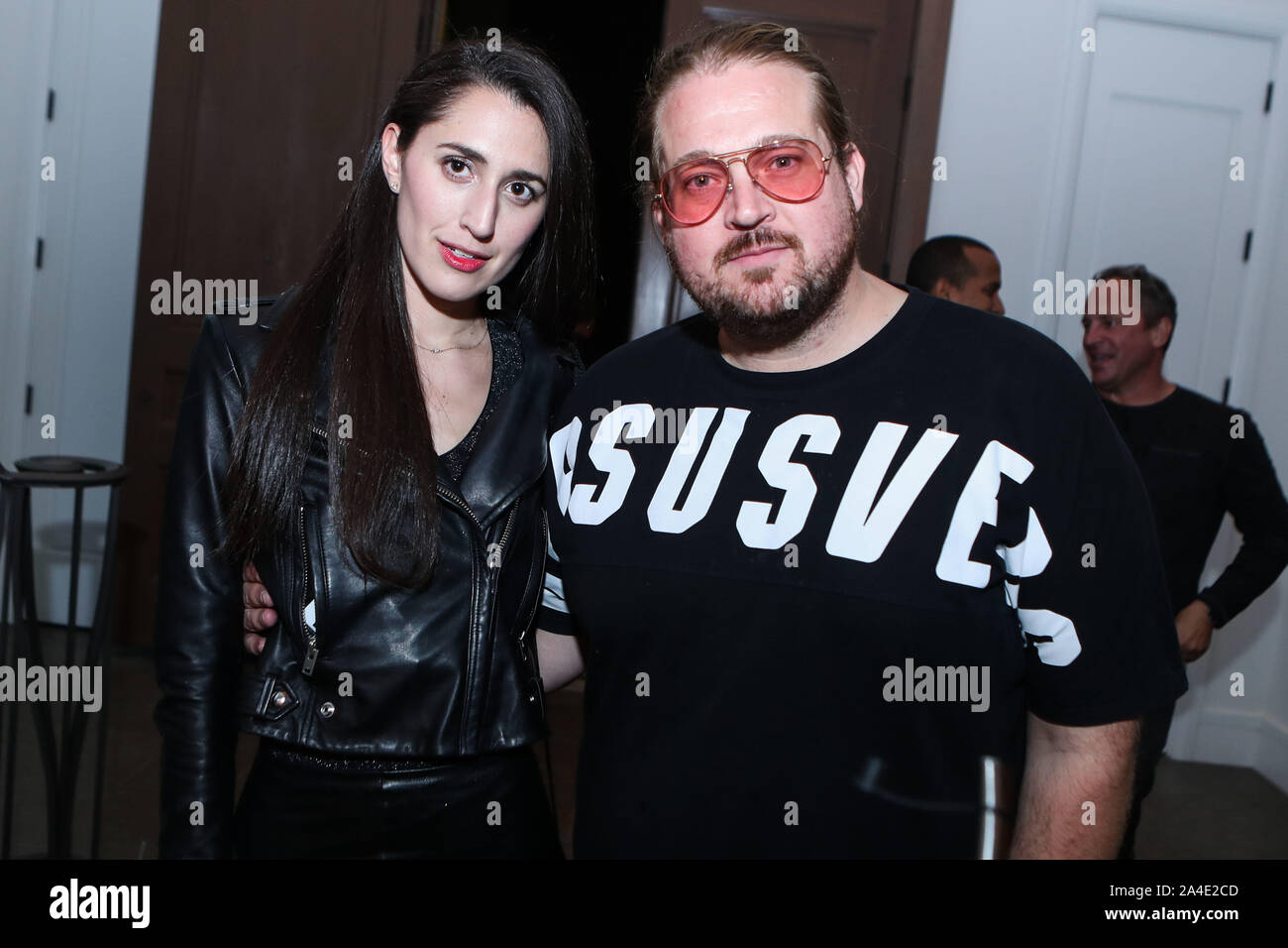 BRENTWOOD, LOS ANGELES, CALIFORNIA, USA - OCTOBER 12: Andrea Edelstein ...