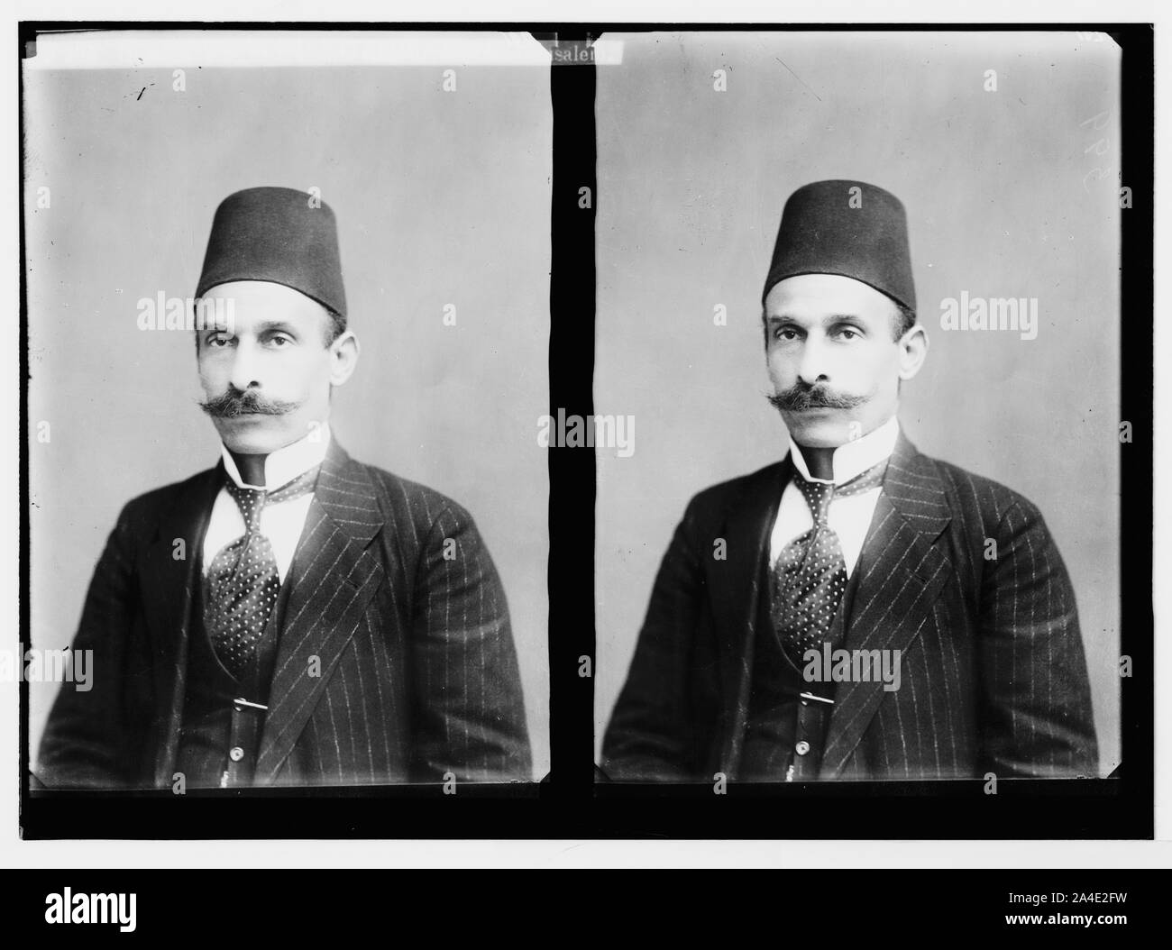 The surrender of Jerusalem to the British December 9th, 1917. Hussein ...