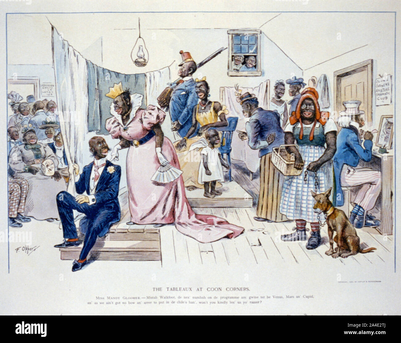 The tableaux at Coon Corners Stock Photo - Alamy