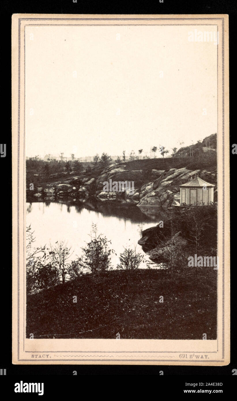The terrace, foliated ramps, Spring, Central Park [New York City ...