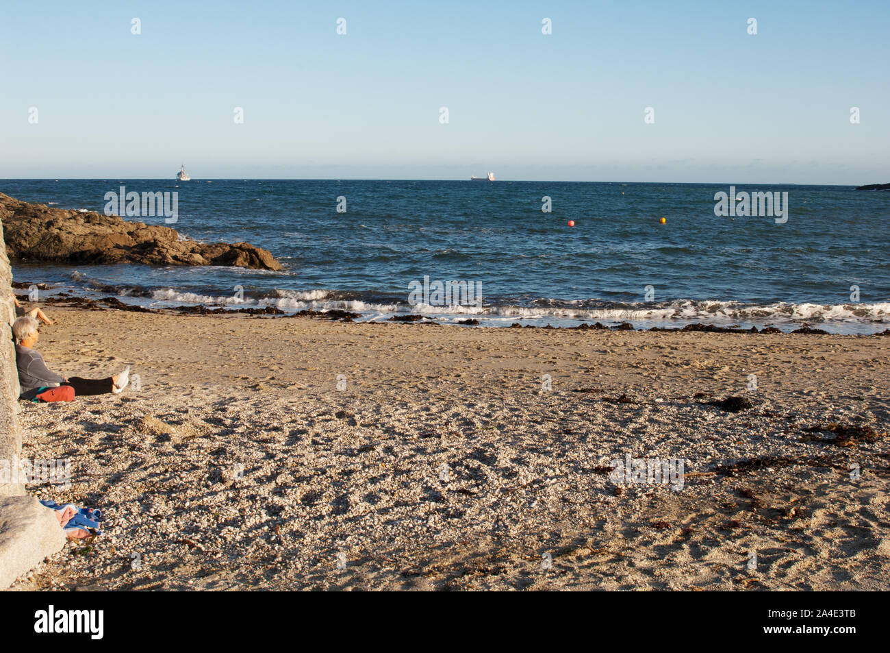 Swanpool beach cornwall hi-res stock photography and images - Alamy