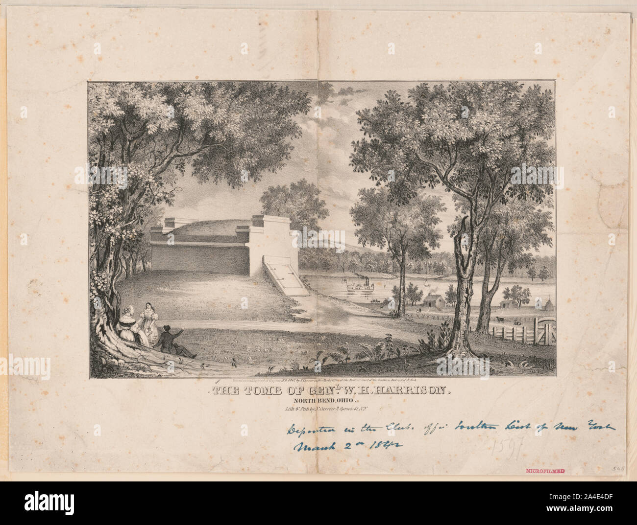 Harrison north bend tomb hi-res stock photography and images - Alamy