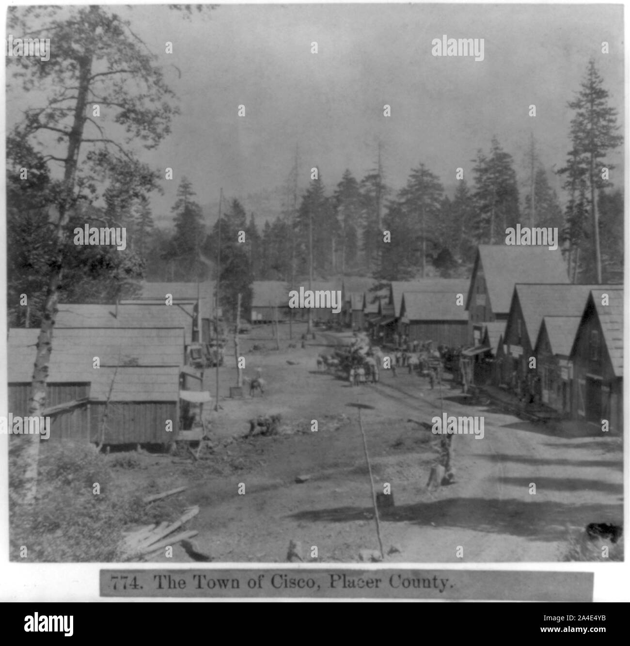 Historical placer county california Black and White Stock Photos ...