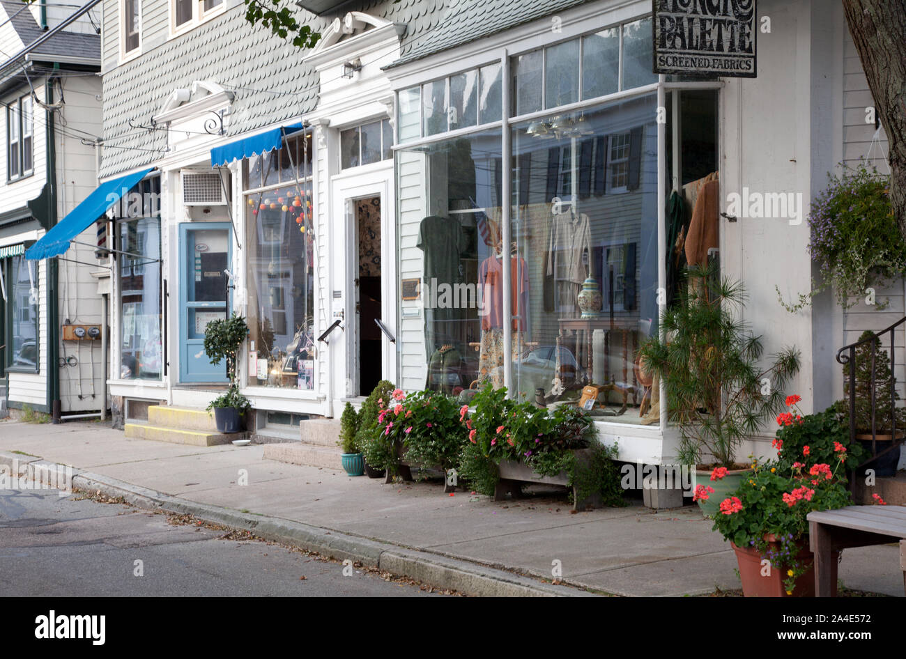 The town of Stonington, Connecticut Stock Photo - Alamy