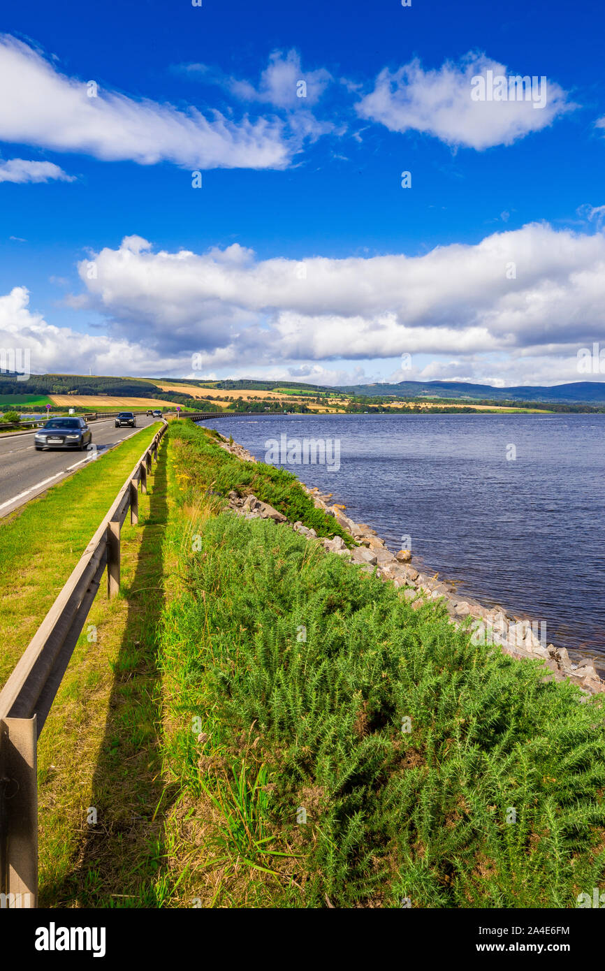 View of the Cromarty Bridge and Cromarty Firth. Dingwall, Scotland ...