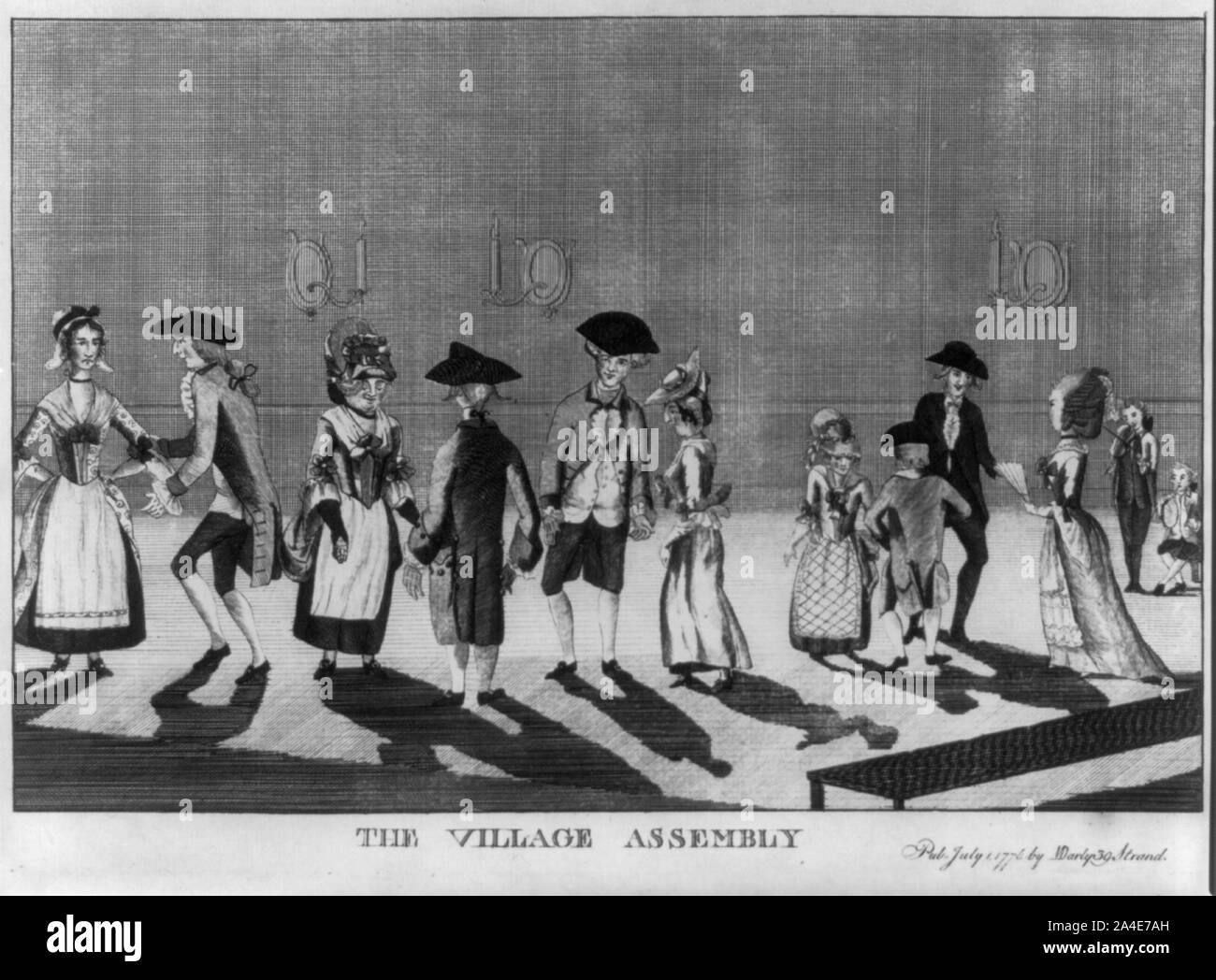 The village assembly Stock Photo - Alamy