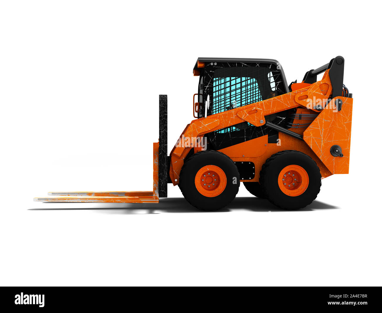 Side loader forklift hi-res stock photography and images - Alamy