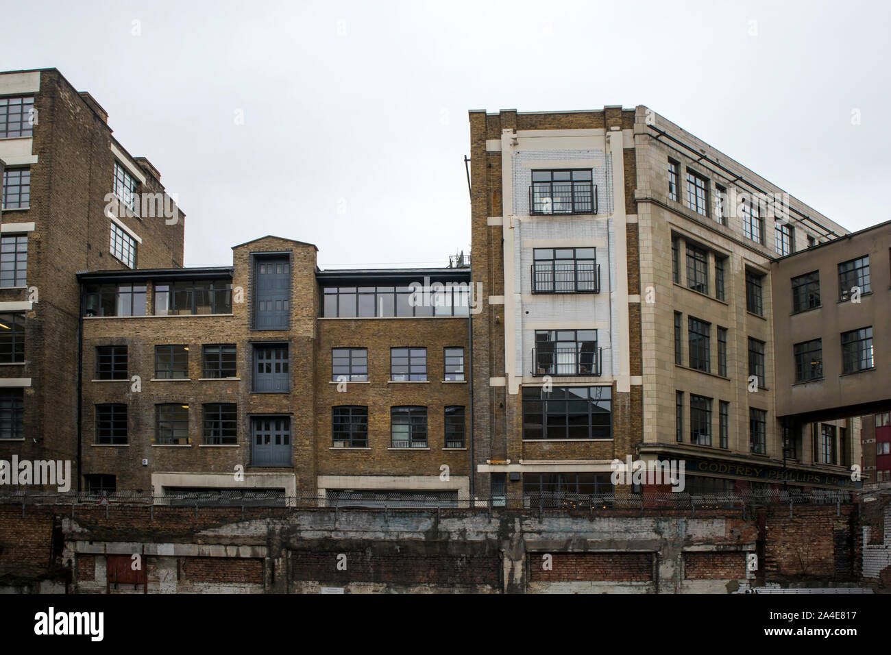 LONDON, ENGLAND - September 15, 2019, Typical streets and facades of ...