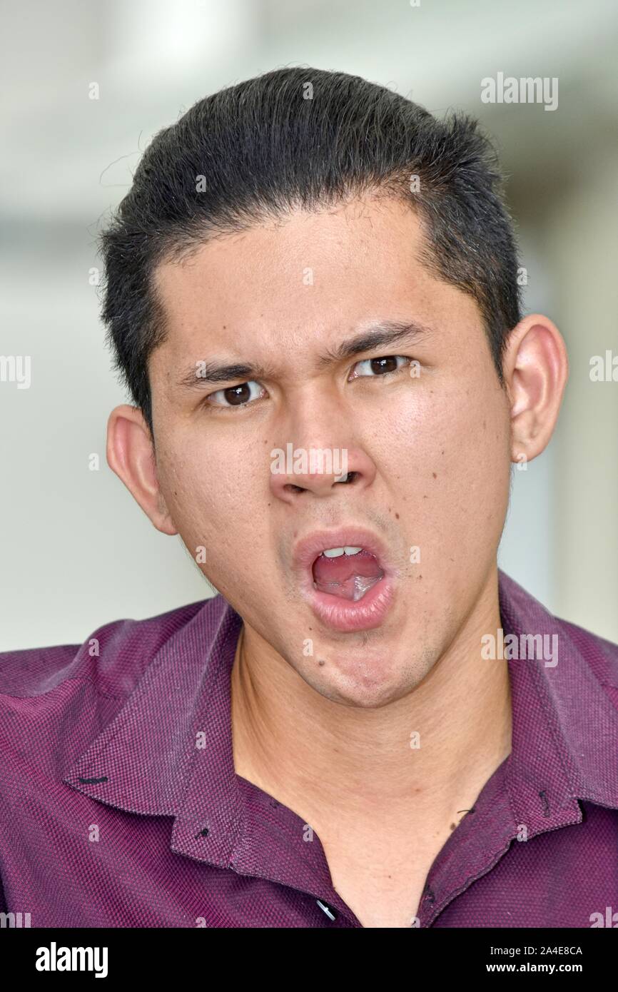An Angry Diverse Person Stock Photo - Alamy
