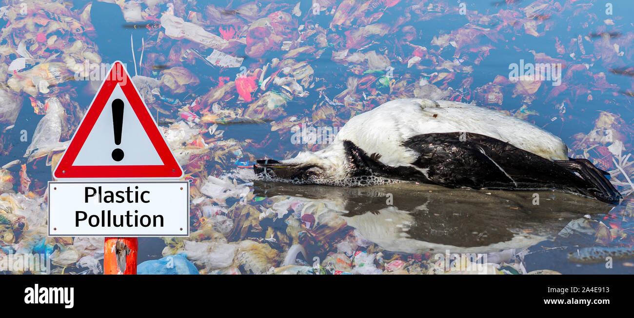 Plastic Pollution on the World Stock Photo - Alamy