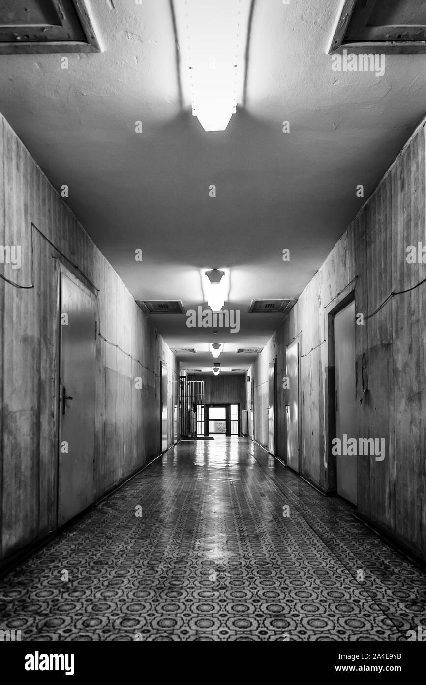 Old German jail, detail of confinement and crime, justice Stock Photo ...