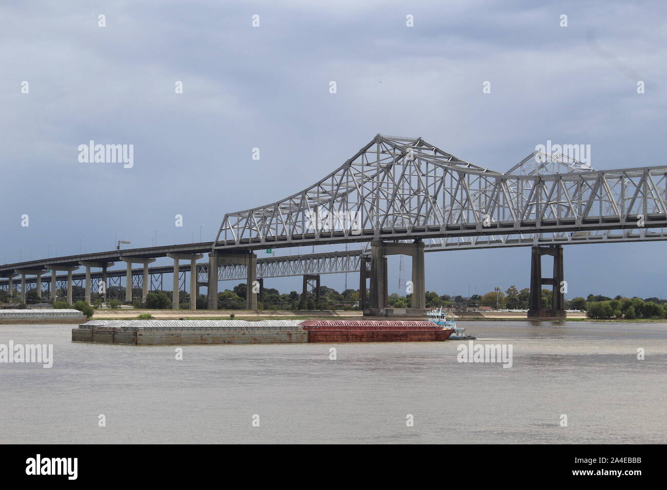 New Orleans Louisiana bridge Stock Photo - Alamy