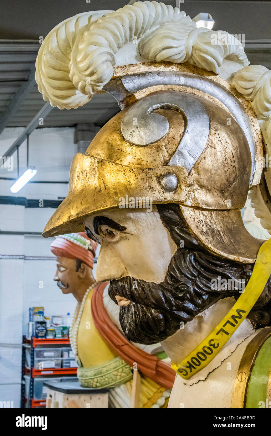 London, UK. 14th Oct, 2019. HMS Defiance - 14 historical ships ...