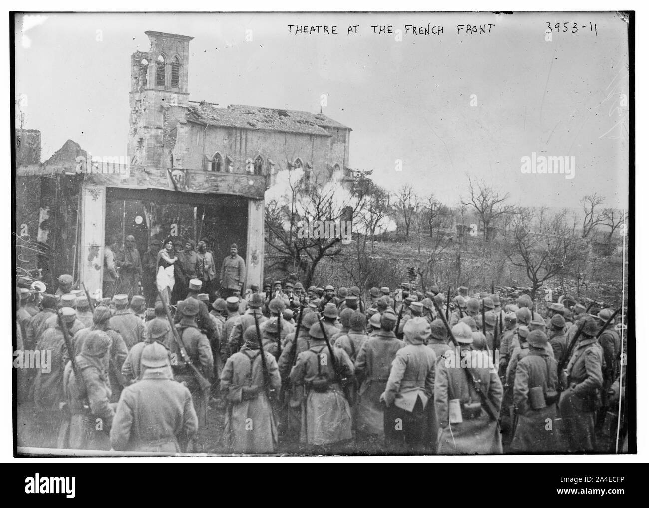 Theater at the French Front Stock Photo - Alamy