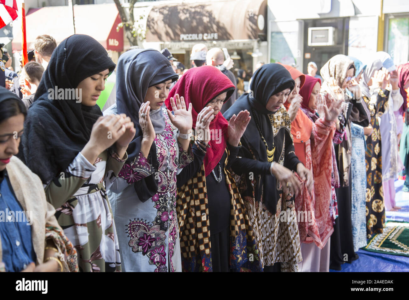 American Muslim Day Parade on Madison Avenue in New York City. Muslim ...