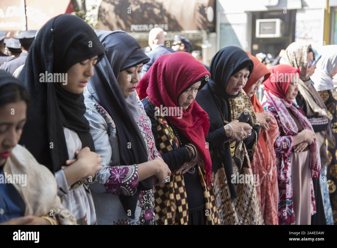 American Muslim Day Parade on Madison Avenue in New York City. Muslim ...