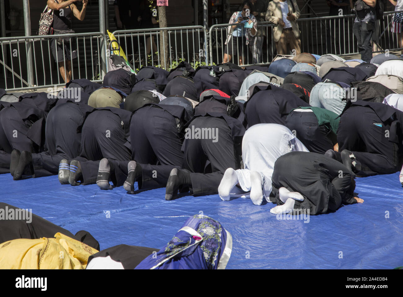 American Muslim Day Parade on Madison Avenue in New York City. Muslim ...