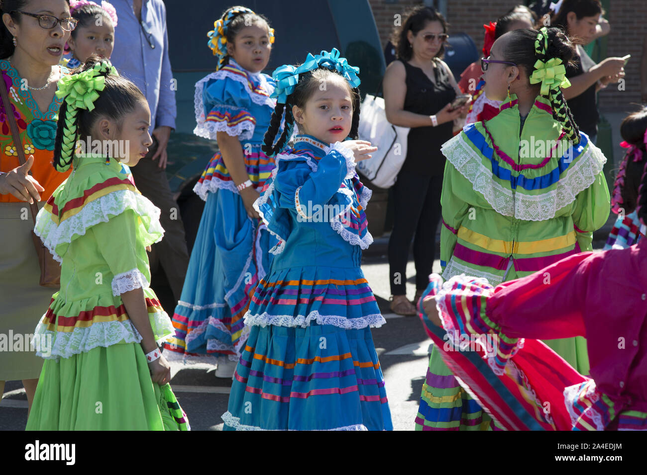 The Mexican Independence Day Parade in Sunset Park, Brooklyn, NY, a ...