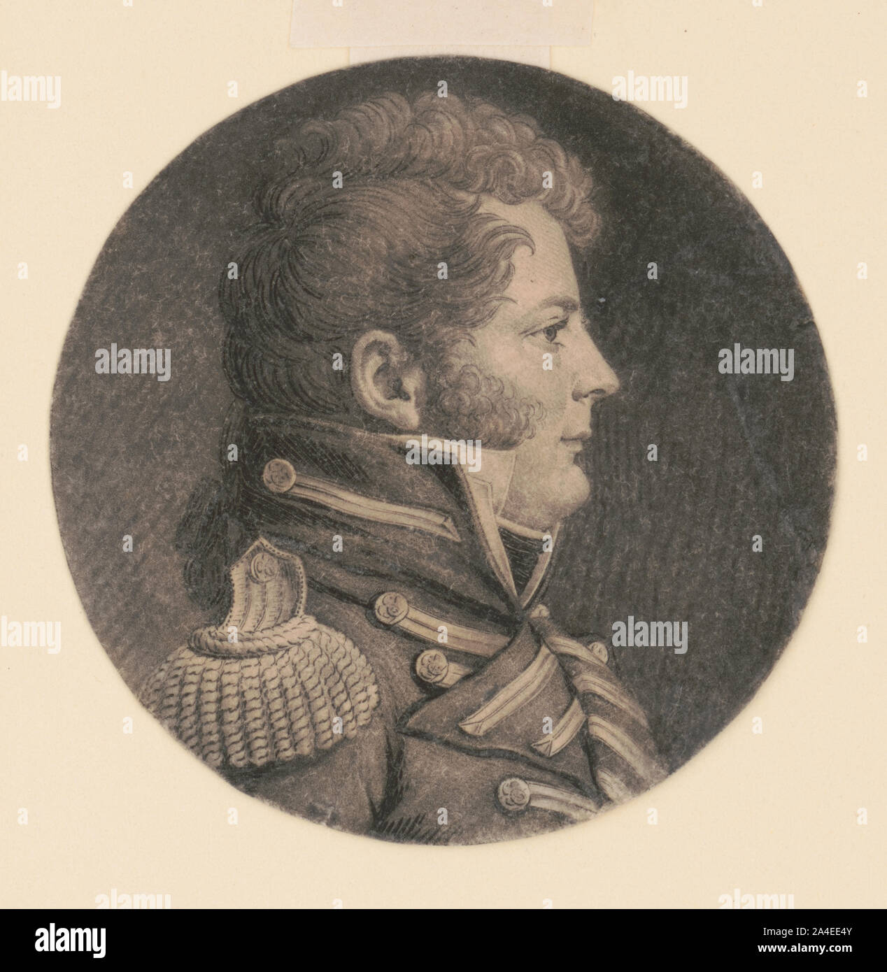 Theodore Hunt, head-and-shoulders portrait, right profile Stock Photo ...