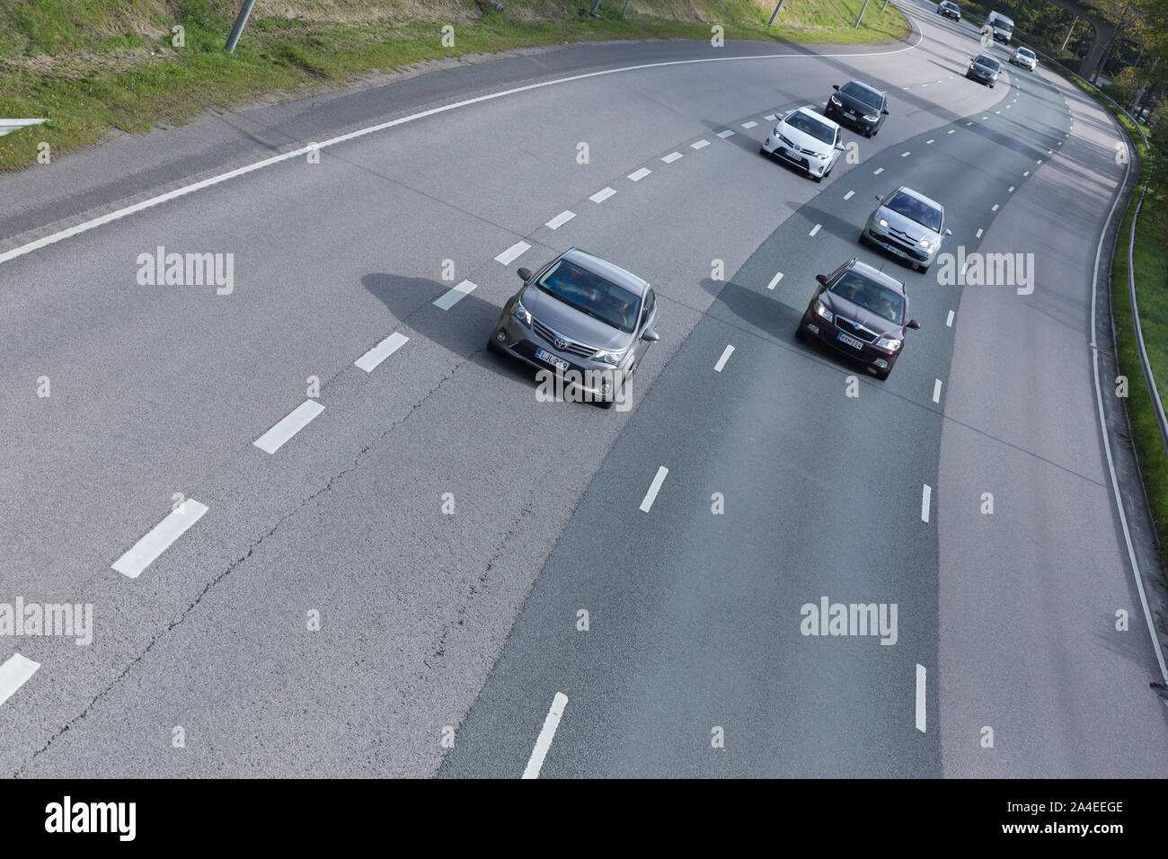 Traffic in city of Helsinki, capital of Finland Stock Photo - Alamy
