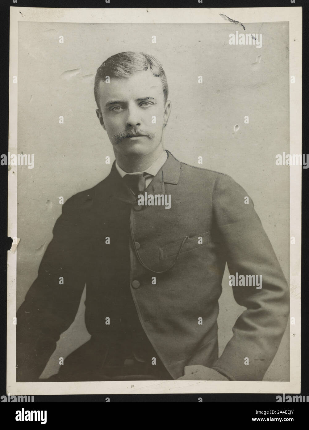 Theodore Roosevelt as assemblyman in 1884 Stock Photo - Alamy