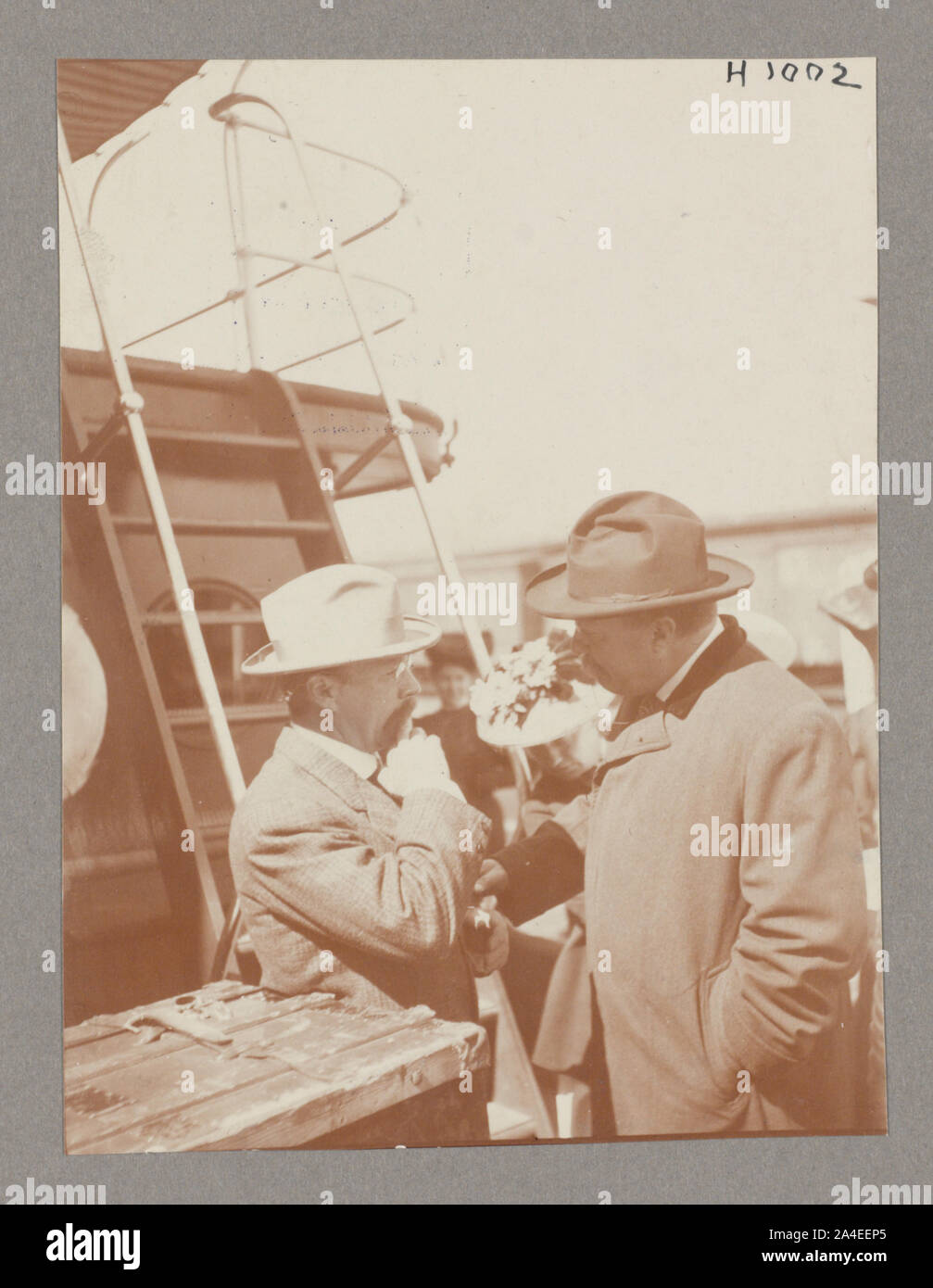 Theodore roosevelt on a ship hi-res stock photography and images - Alamy