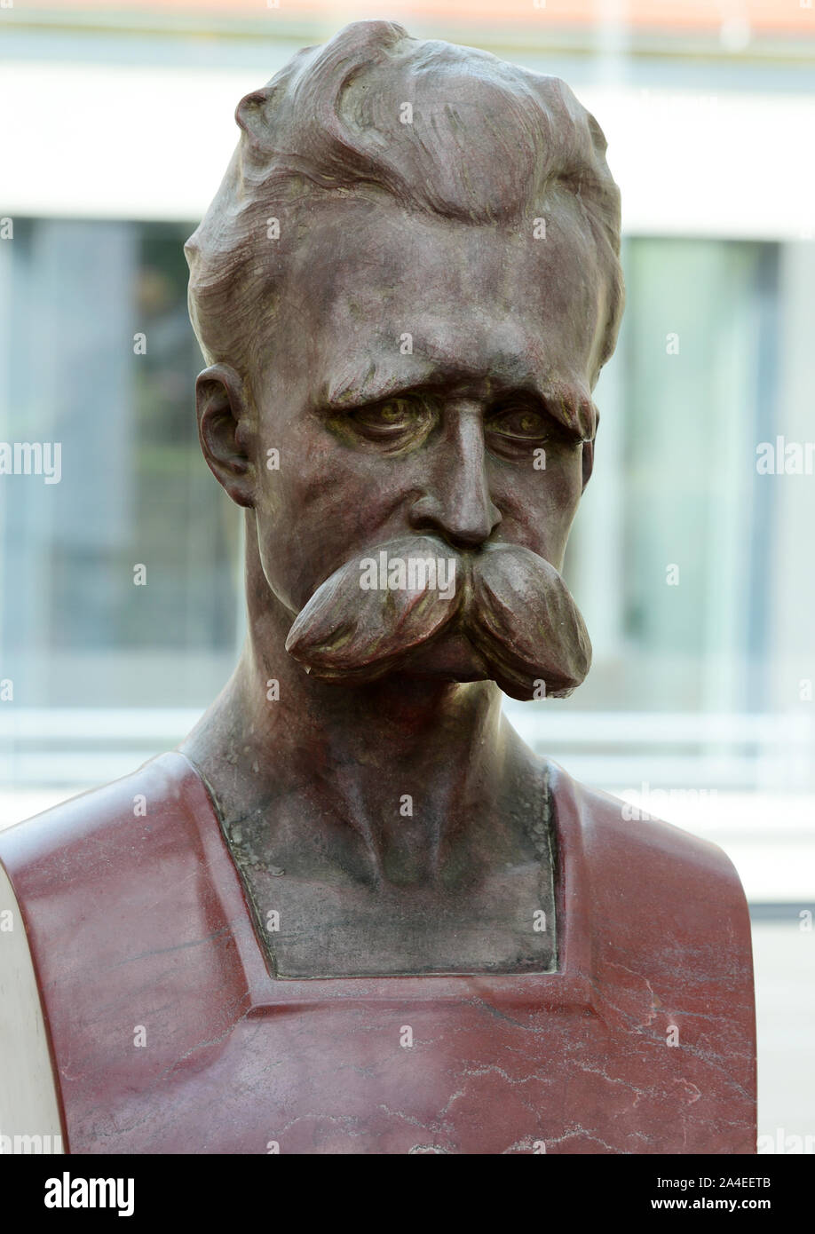 03 October 2019, Saxony-Anhalt, Naumburg: The Nietzsche Documentation ...