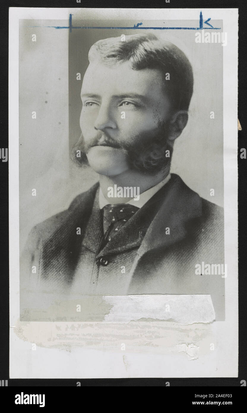 Theodore Roosevelt in the 1880's about the time he was a Columbia law ...