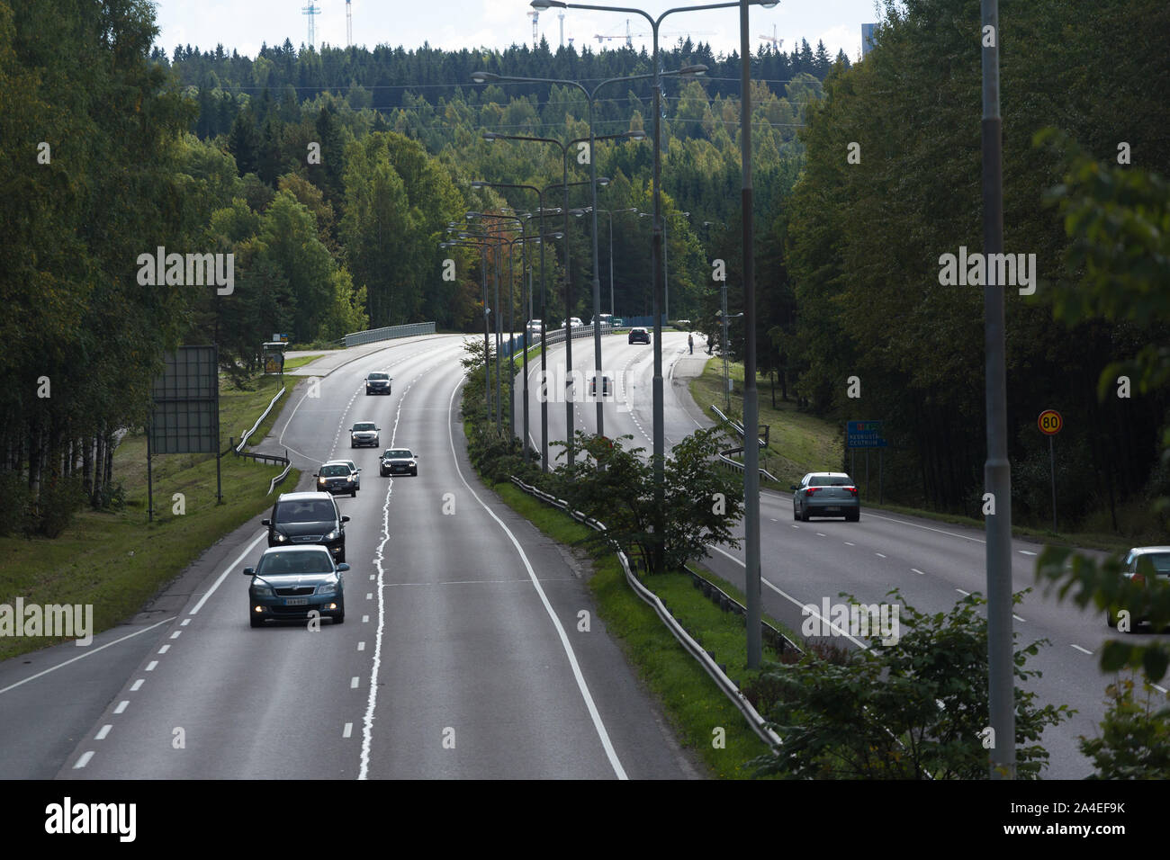 Traffic in city of Helsinki, capital of Finland Stock Photo - Alamy