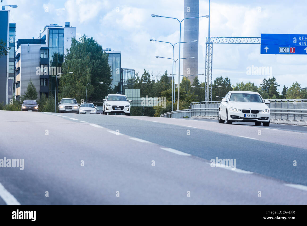 Traffic in city of Helsinki, capital of Finland Stock Photo - Alamy