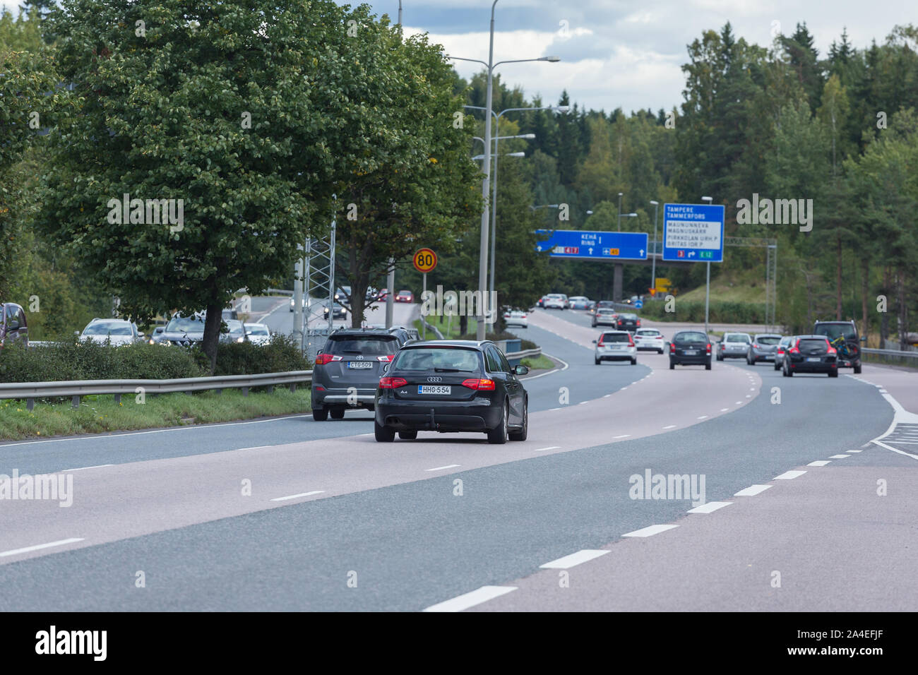 Traffic in city of Helsinki, capital of Finland Stock Photo - Alamy