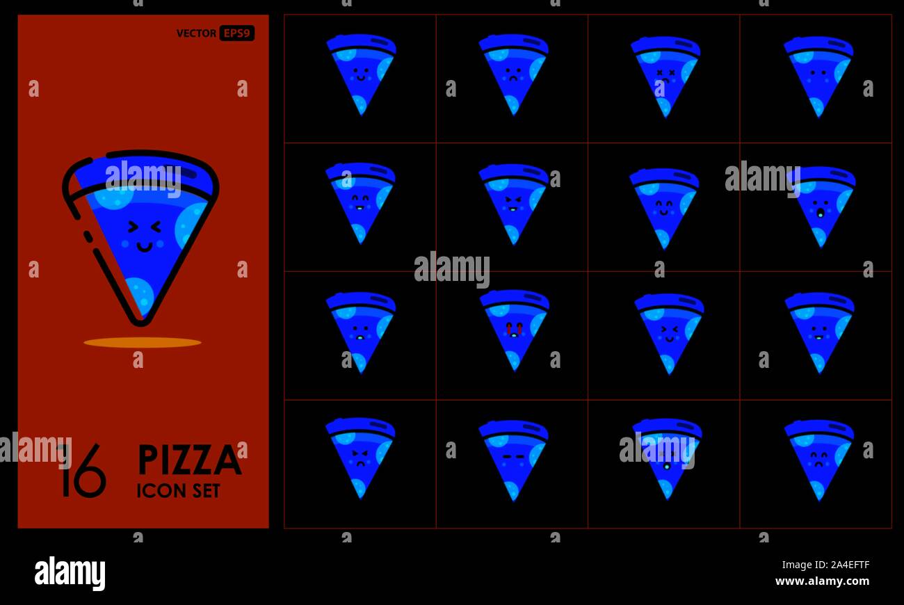 Black white illustration pizza slice hi-res stock photography and ...