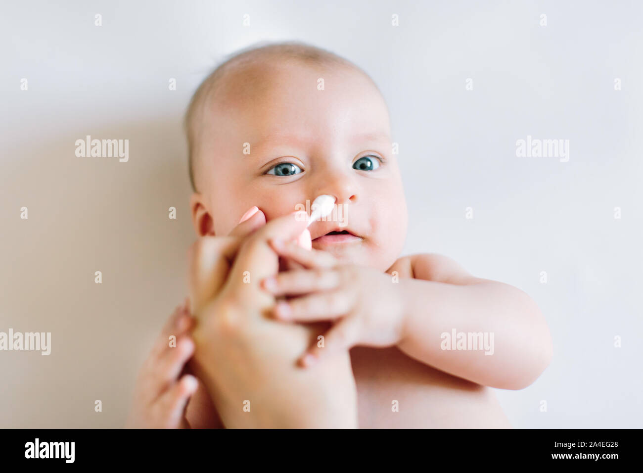 Baby nose swab hi-res stock photography and images - Alamy