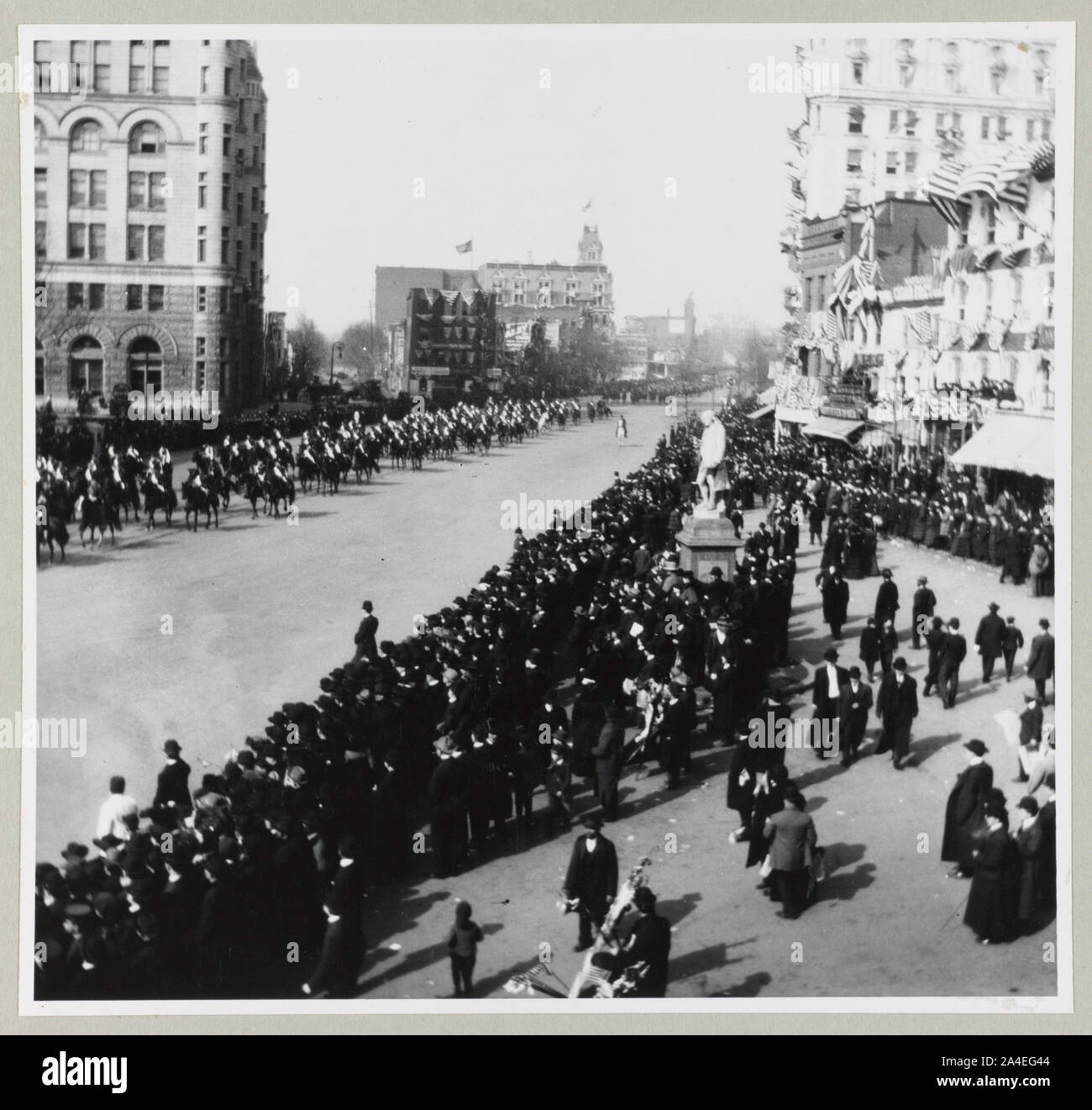 Theodore Roosevelt's inauguration parade in Washington, D.C Stock Photo ...